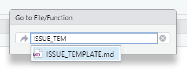 Fuzzy file finder should include .github/workflows/*.yml · Issue #11284 · rstudio/rstudio · GitHub