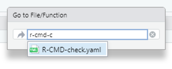Fuzzy file finder should include .github/workflows/*.yml · Issue #11284 · rstudio/rstudio · GitHub