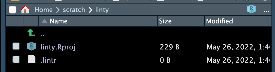 Add .lintr to fuzzy file finder · Issue #11269 · rstudio/rstudio · GitHub