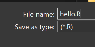 Save File dialogs don't include file type description · Issue #11975 · rstudio/rstudio · GitHub