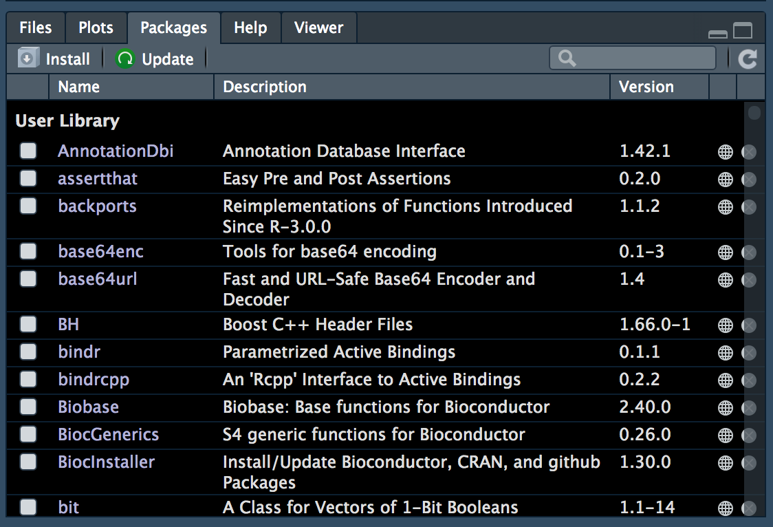 "Remove package" icons are mostly obscured by scrollbar · Issue #3085 · rstudio/rstudio · GitHub