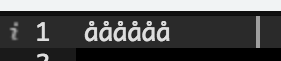 cursor is offset when using unicode text with combining characters ...