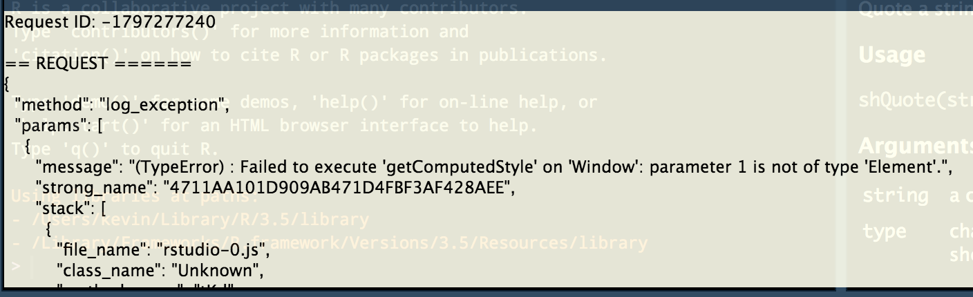 JS exception in event logs · Issue #3706 · rstudio/rstudio · GitHub