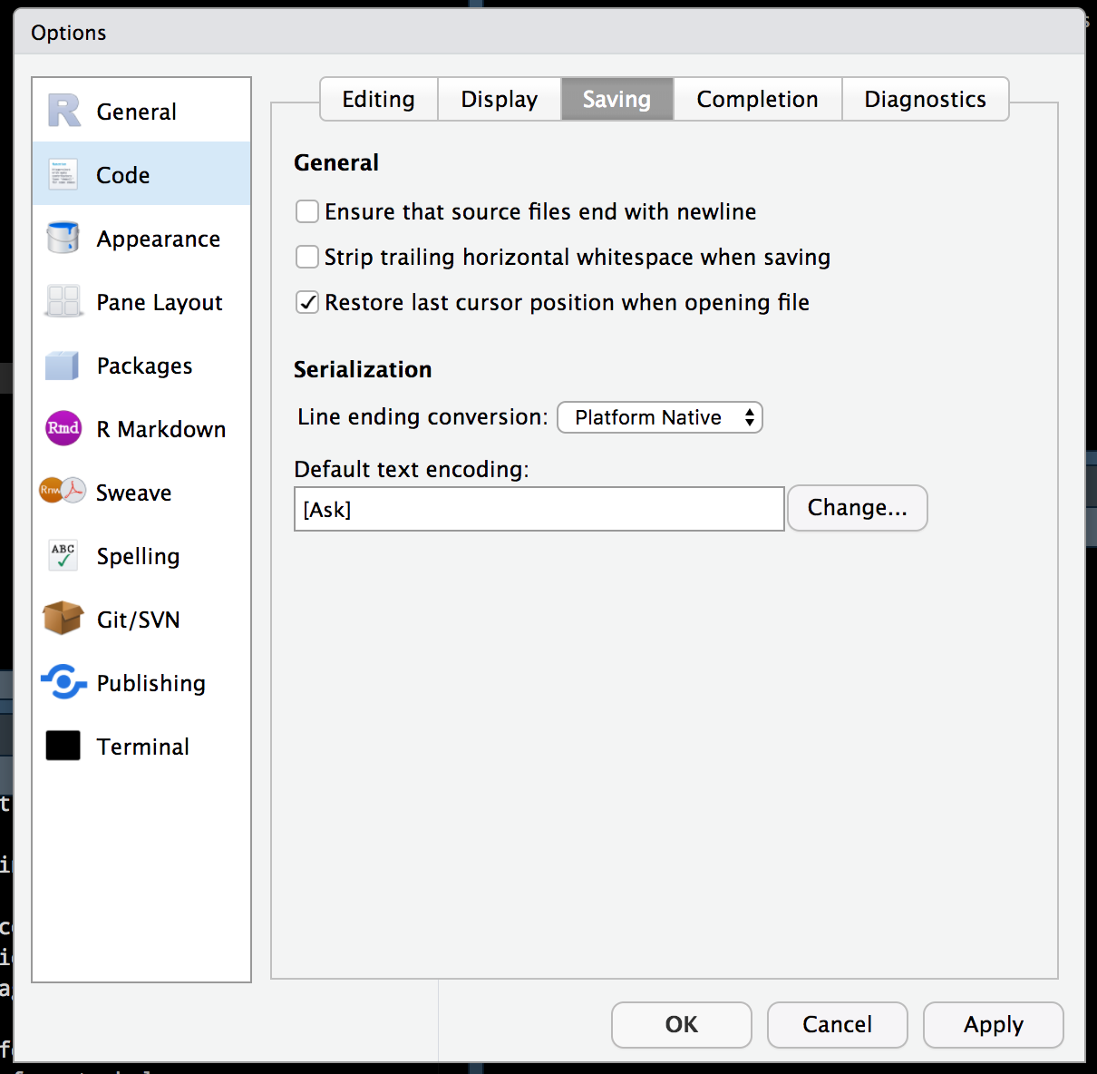 trailing newline not created by RStudio · Issue #3961 · rstudio/rstudio ...