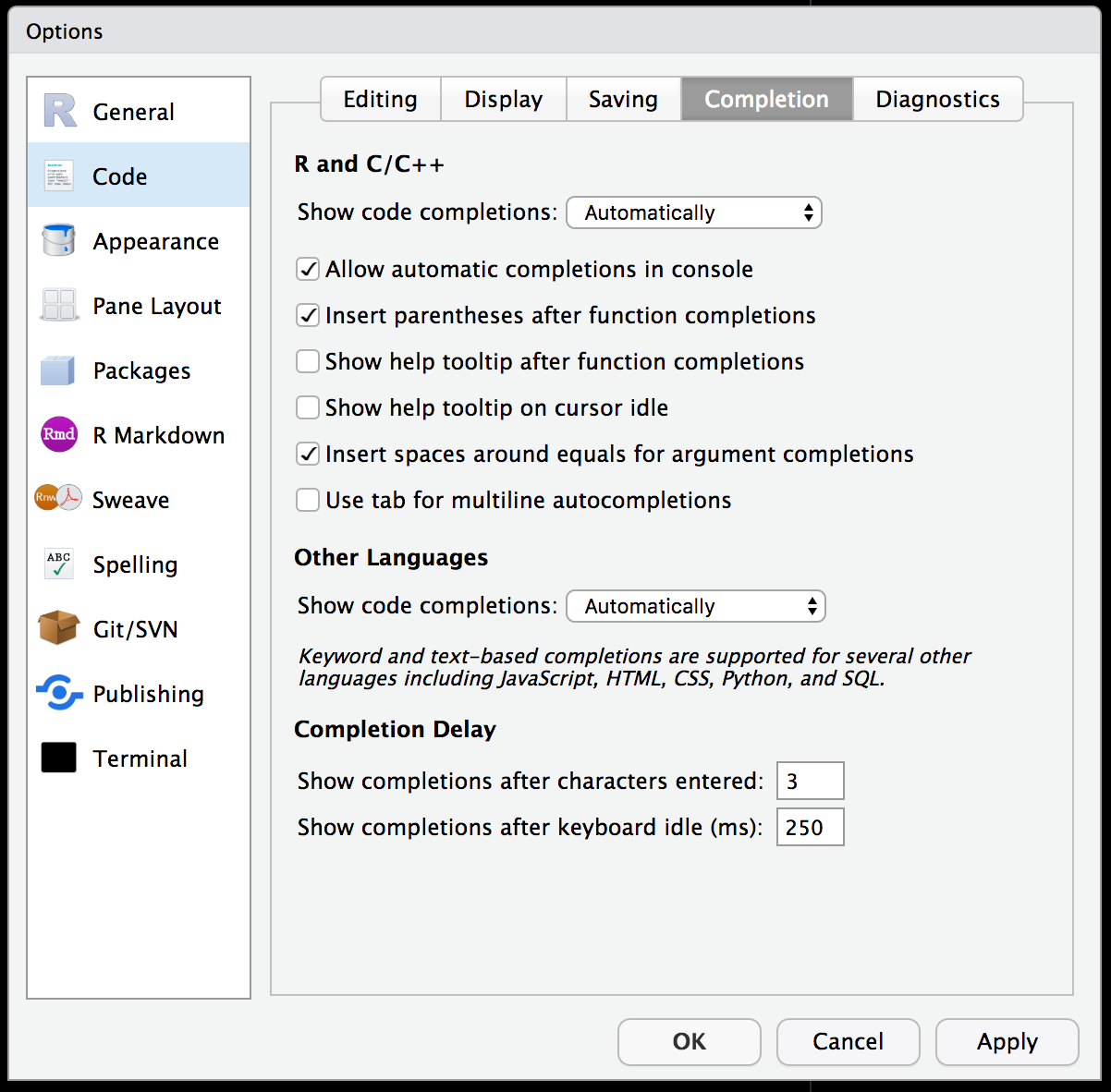Autocomplete function arguments does not engage after a newline · Issue #4219 · rstudio/rstudio ...