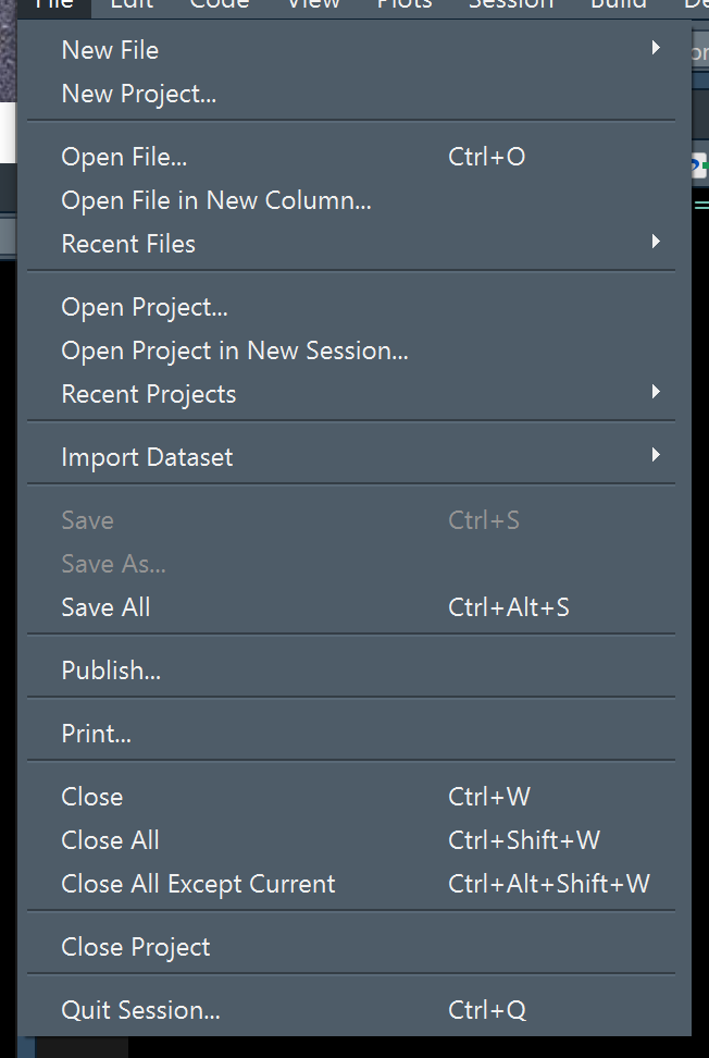 Save / Save As greyed out · Issue #6475 · rstudio/rstudio · GitHub