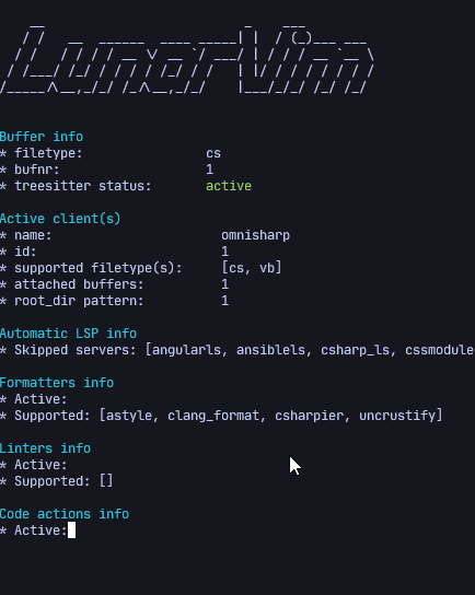 Error when editing a C# file. E5248: Invalid character in group name · Issue #3716 · LunarVim ...