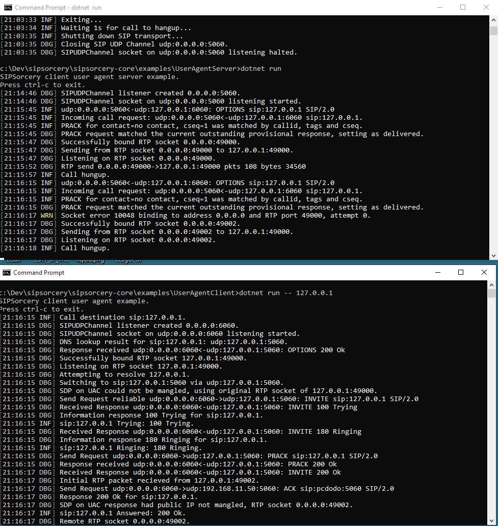 UserAgentServer sample: no audio, or unsupported codec error · Issue #95 · sipsorcery-org ...