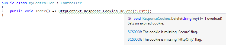 SCS0008 and SCS0009 violations for cookie deletion but no violation for ...