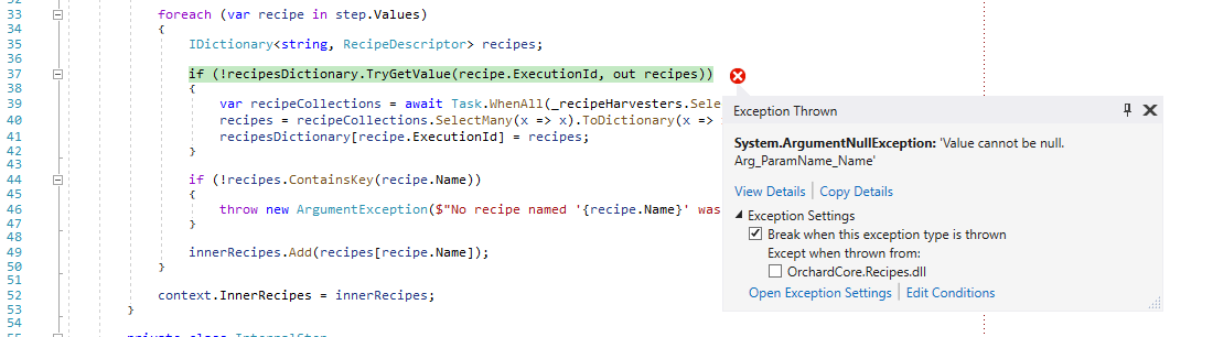 Fix recipe steps docs · Issue #9240 · OrchardCMS/OrchardCore · GitHub