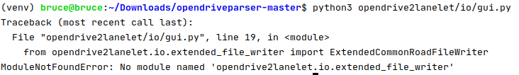 No module named 'opendrive2lanelet.io.extended_file_writer' · Issue #4 · liuyf5231 ...