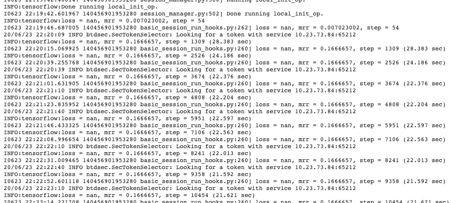graphsage训练时loss为nan · Issue #263 · alibaba/euler · GitHub