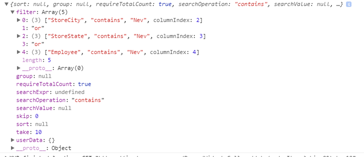 Custom Store LoadOptions - accessing searchExpr · Issue #738 ...