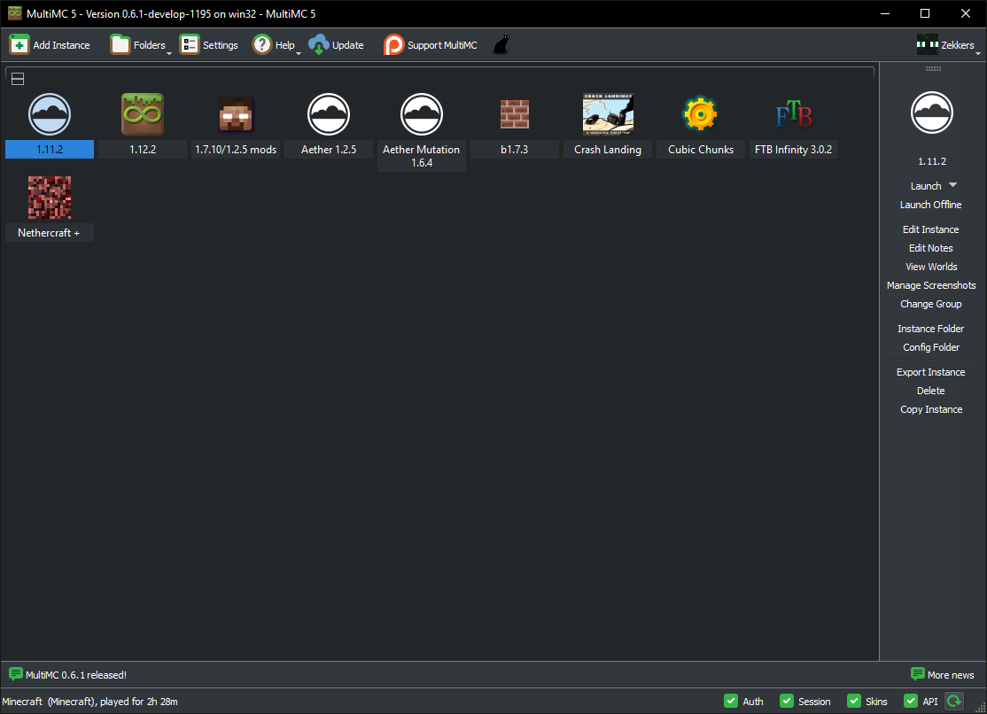Wrong skin server status · Issue #2159 · MultiMC/Launcher · GitHub