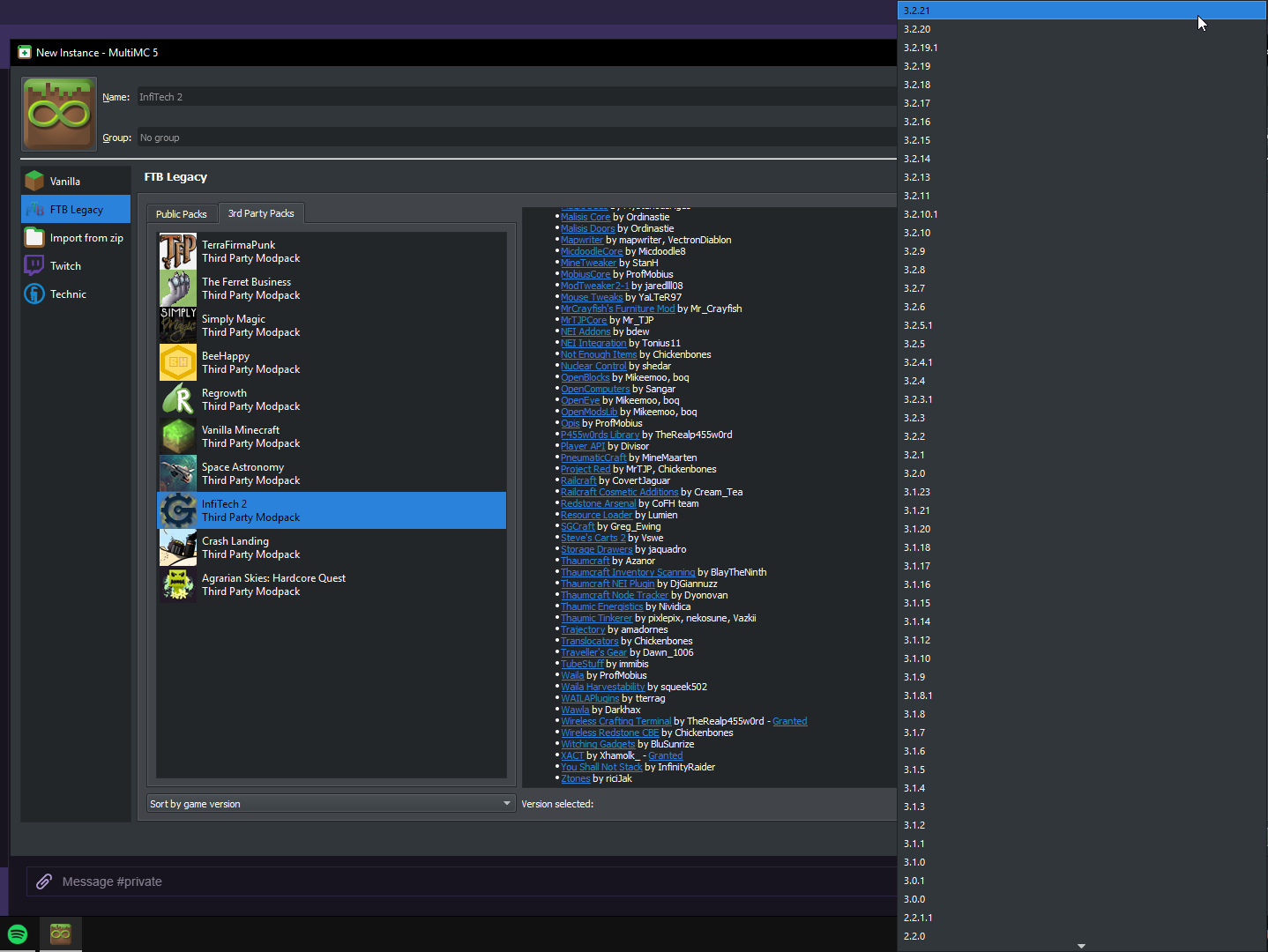 Suggestion - FTB UI versions list · Issue #2229 · MultiMC/Launcher · GitHub