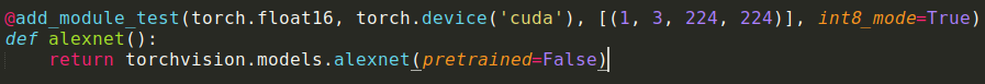 Is there any way to activate int8 in this project? · Issue #279 · NVIDIA-AI-IOT/torch2trt · GitHub