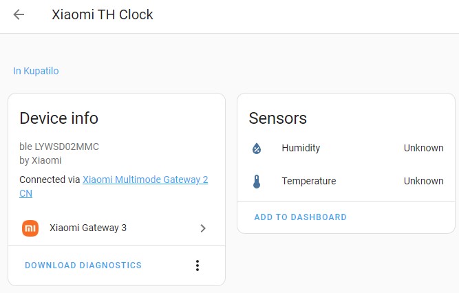 Xiaomi Multimode Gateway 2 (EU) - Device model Wrong listed and connected devices does not show ...