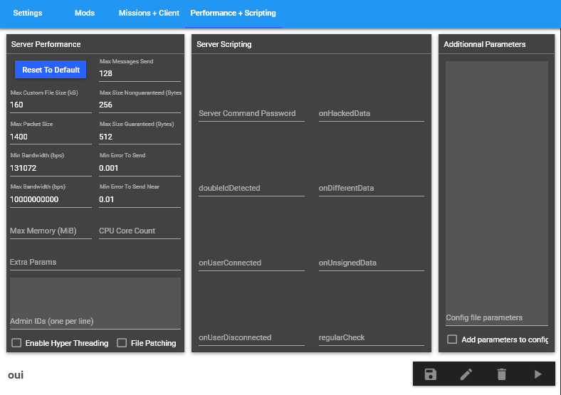 [FEATURE] Extra config params · Issue #27 · Foxlider/Fox-s-Arma-Server-Tool-Extended-Rewrite ...
