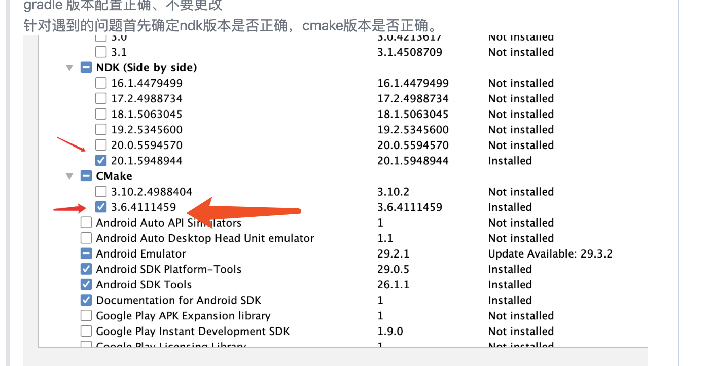Process 'command 'C:\Users\XXX\AppData\Local\Android\Sdk/cmake/3.6.4111459/bin/cmake'' finished ...