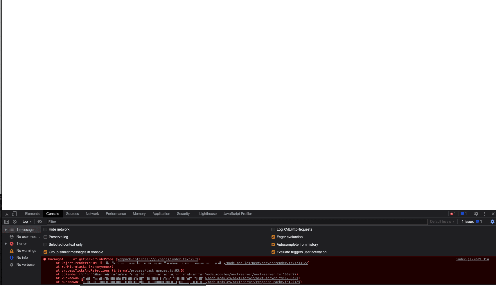 Dev error overlay not working properly in Chrome when using custom `assetPrefix` · Issue #29290 ...
