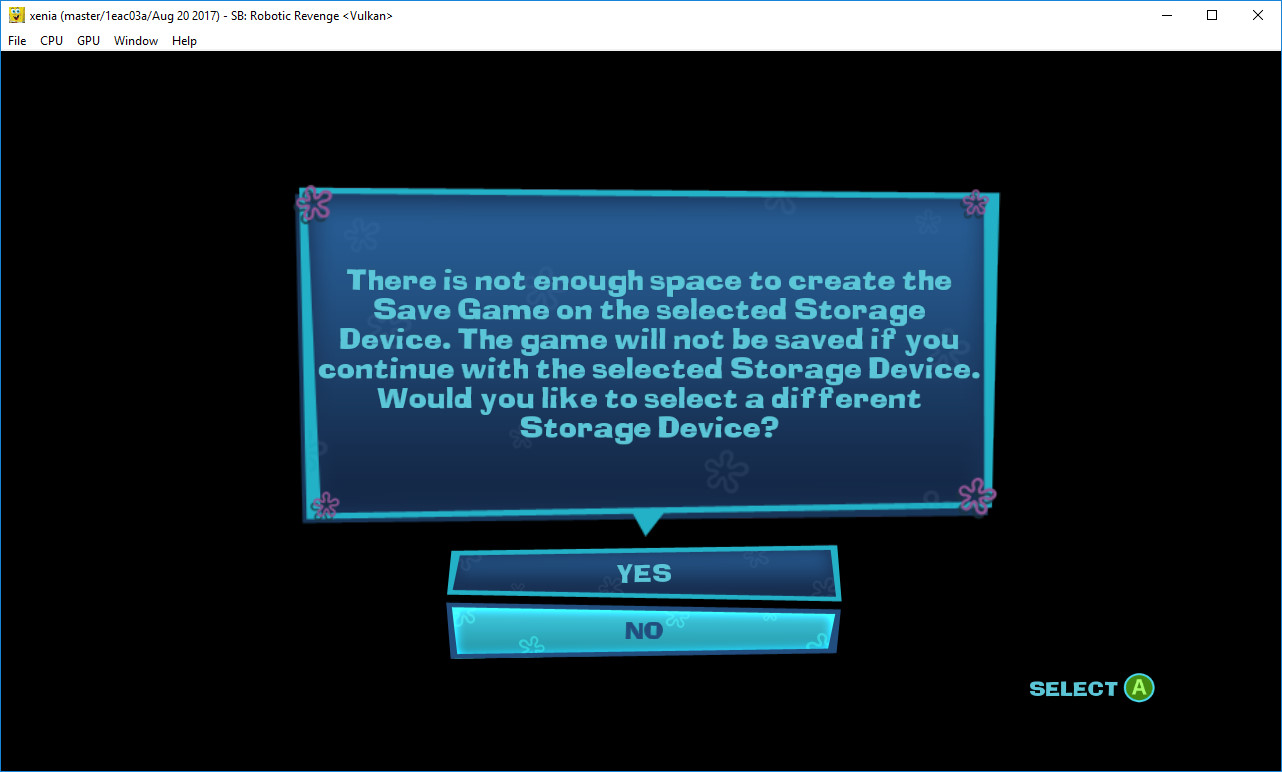 Save System 'Not enough space' (solved) · Issue #784 · xenia-project/xenia · GitHub