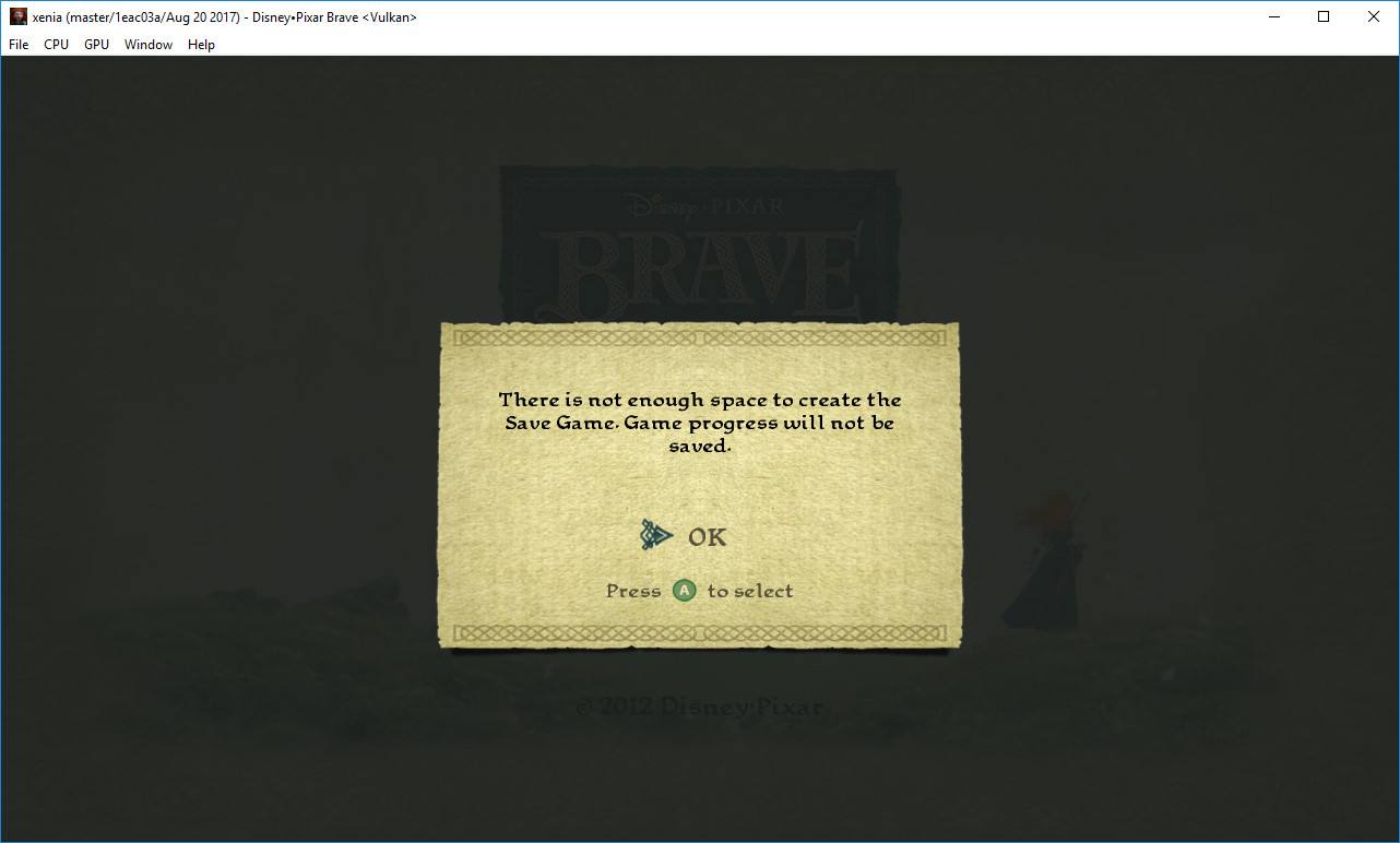 Save System 'Not enough space' (solved) · Issue #784 · xenia-project/xenia · GitHub