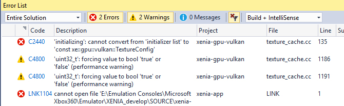 Errors during build · Issue #1162 · xenia-project/xenia · GitHub