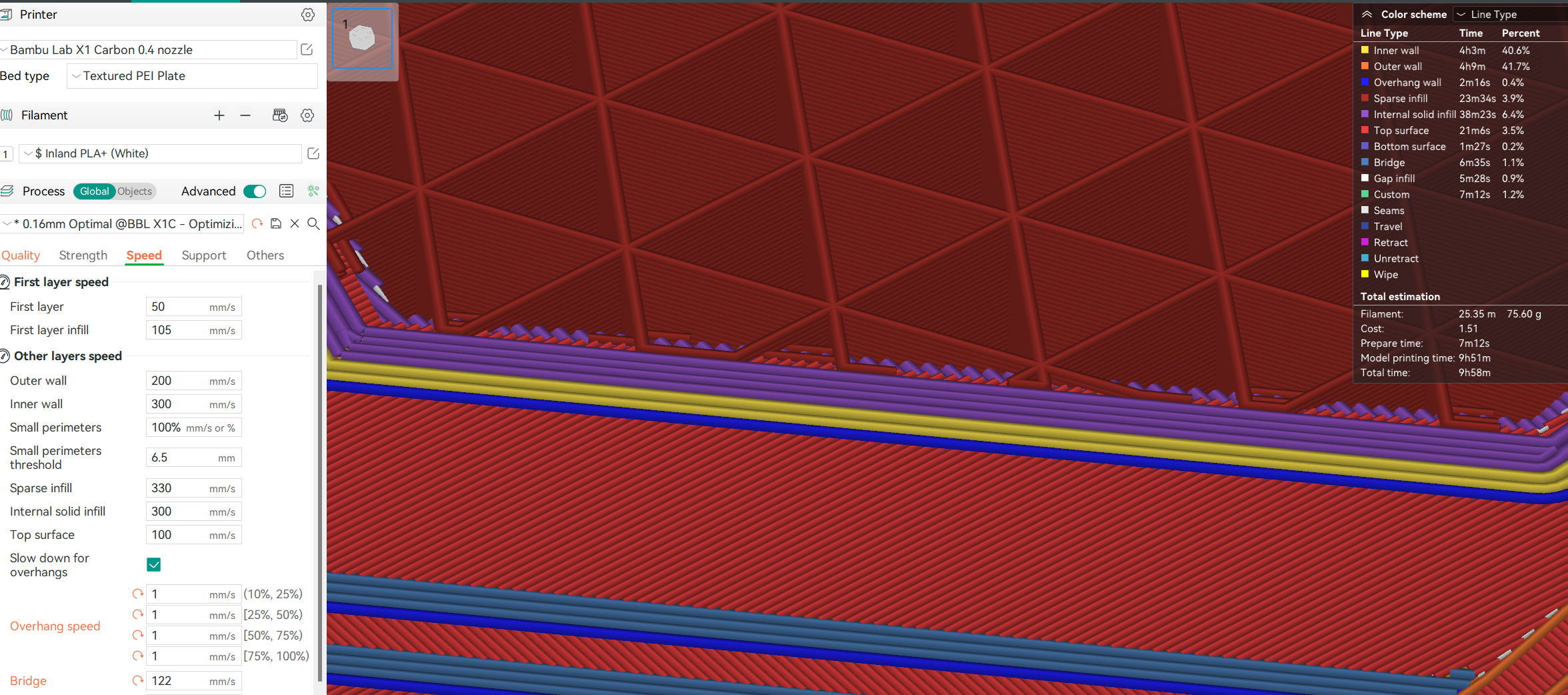 Overhang walls are incorrectly getting Bridge speeds · Issue #1060 · bambulab/BambuStudio · GitHub