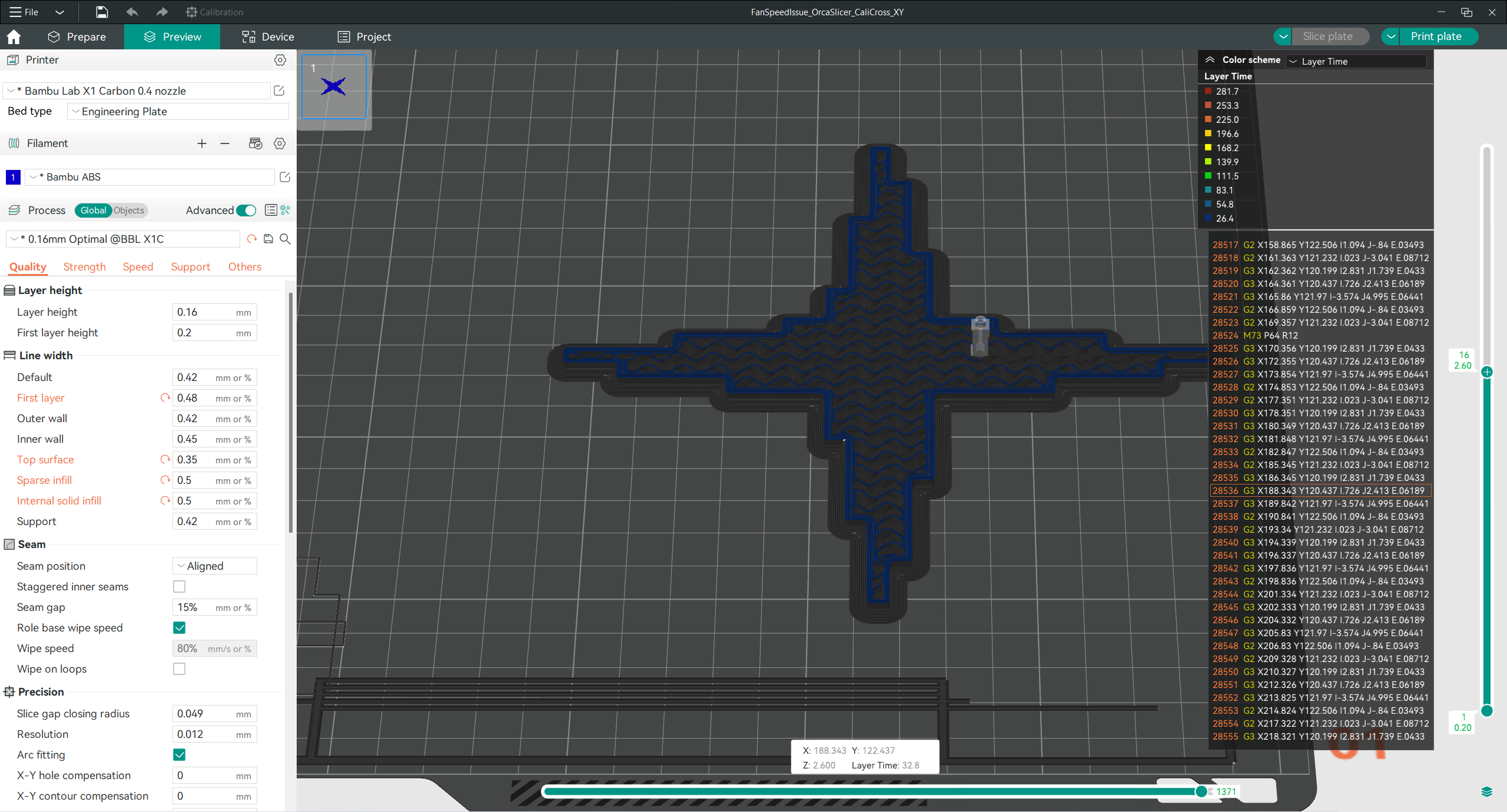 [Bug] Fan speeds incorrect based on layer time and cooling settings · Issue #1767 · SoftFever ...