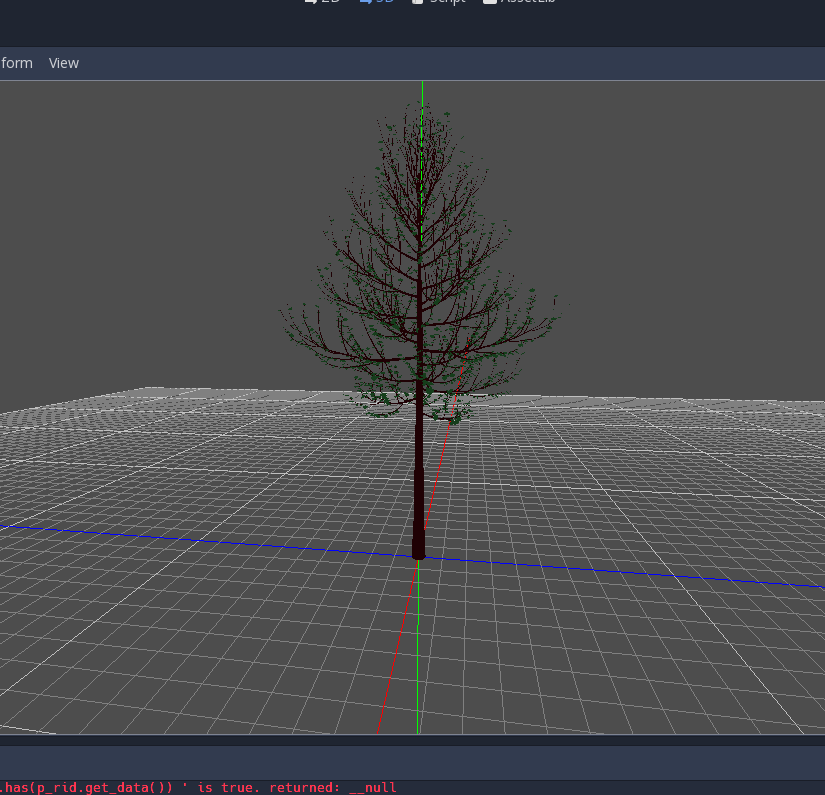 Unable to View Tree Leaves from certain angle (Tree Sapling) · Issue ...