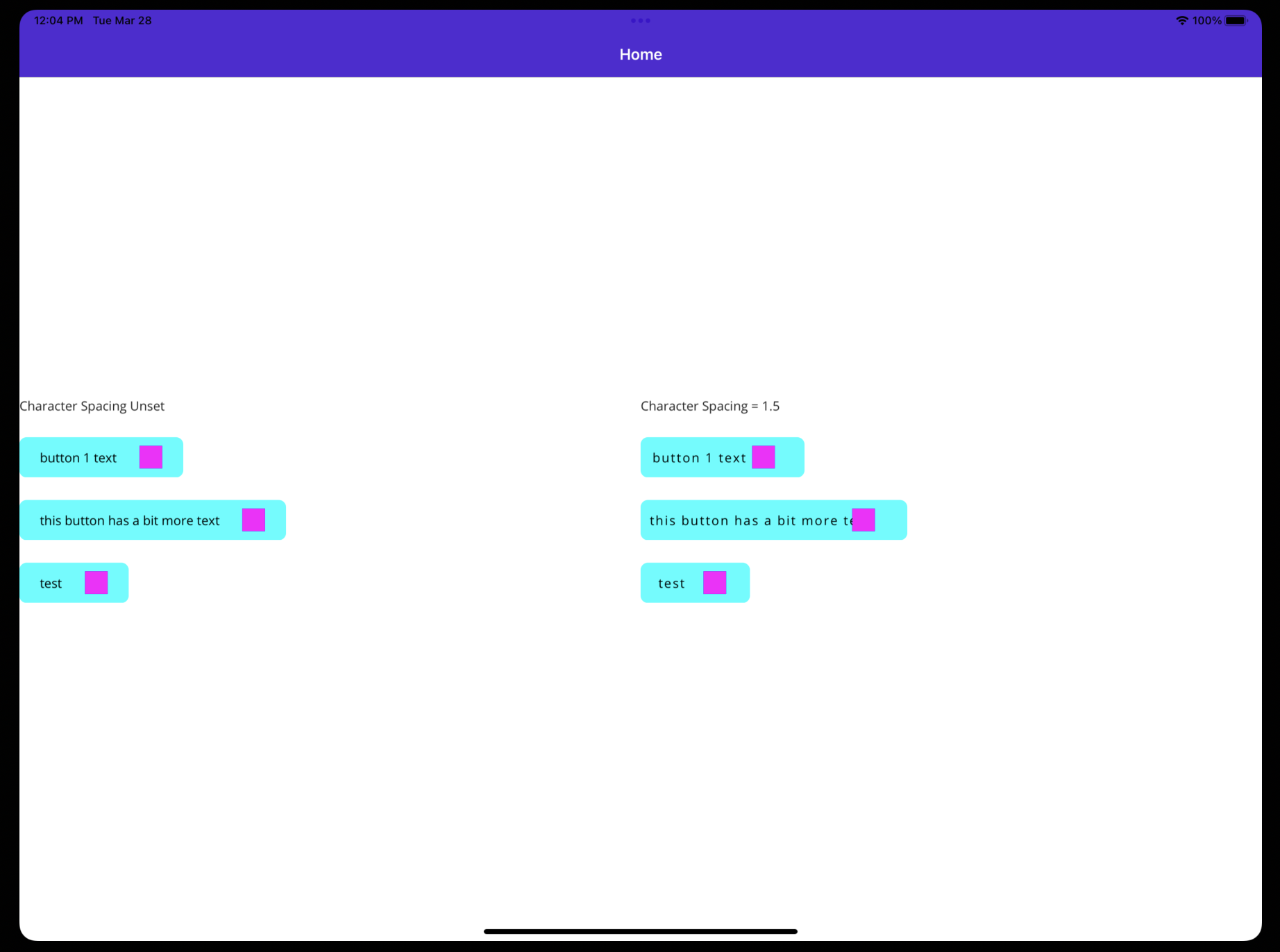Characterspacing Causes Button Layout To Be Incorrect · Issue 14243 · Dotnetmaui · Github