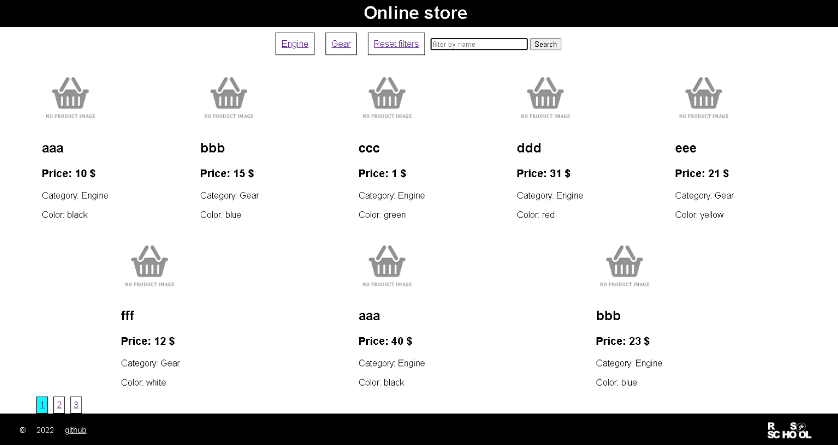 Online store -- PDmitryY · Issue #661 · rolling-scopes-school/support · GitHub