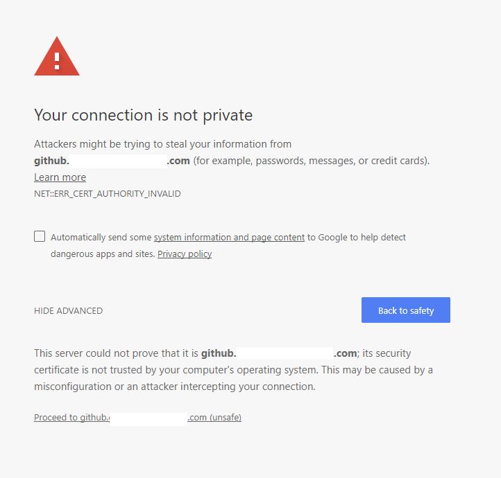 Unable To Setup Or Link Account With Github Enterprise Server · Issue