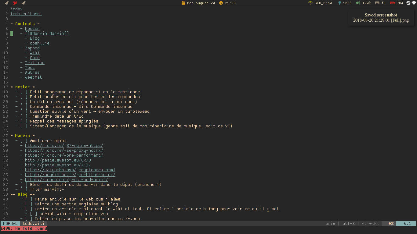 Highlighting and folds are acting super weird (+ tagbar involved somehow) · Issue #549 · vimwiki ...