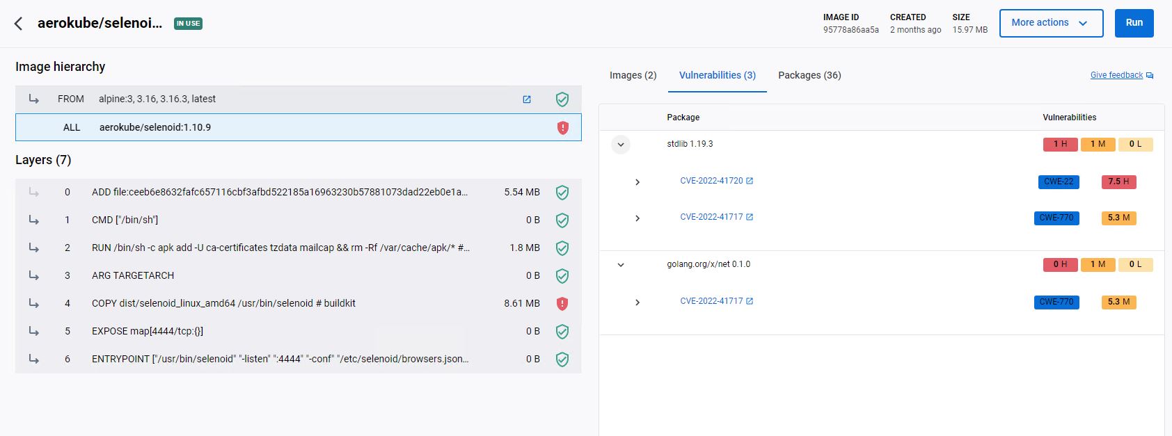 Security issues with this container · Issue #1300 · aerokube/selenoid · GitHub