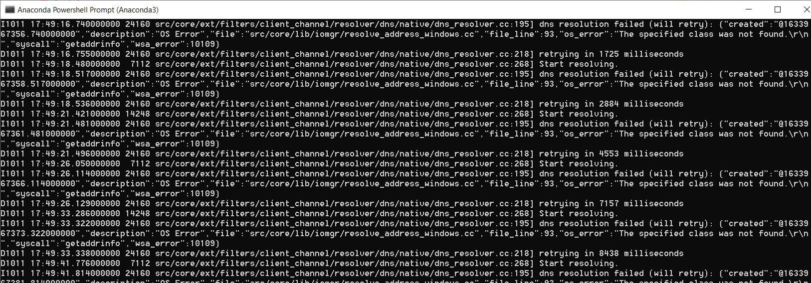 ServiceUnavailable: 503 DNS resolution failed for service: firestore.googleapis.com · Issue #461 ...