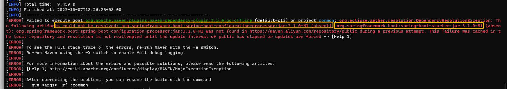 下载依赖报错 spring-boot-configuration-processor:jar:3.1.0-M1 · Issue #161 · dromara/forest · GitHub
