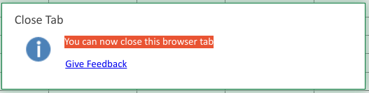 context.workbook.close(Excel.CloseBehavior.skipSave); not working ...
