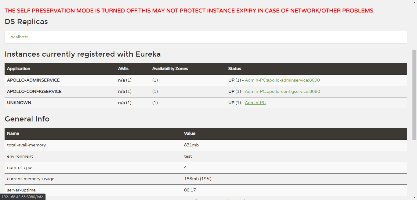 “UNKNOWN” Service registered to Eureka using “apollo-all-in-one.jar”? · Issue #2931 ...