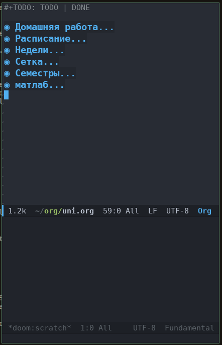 Buffer's panel line height breaks when an org-mode file is opened there. · Issue #985 ...