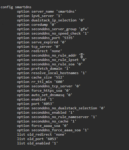 第二dns停用IPV6地址解析无效 · Issue #1091 · pymumu/smartdns · GitHub