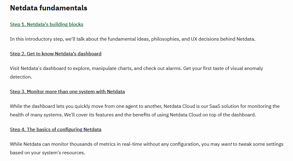 Missing guide summary for step 1 · Issue #924 · netdata/learn · GitHub