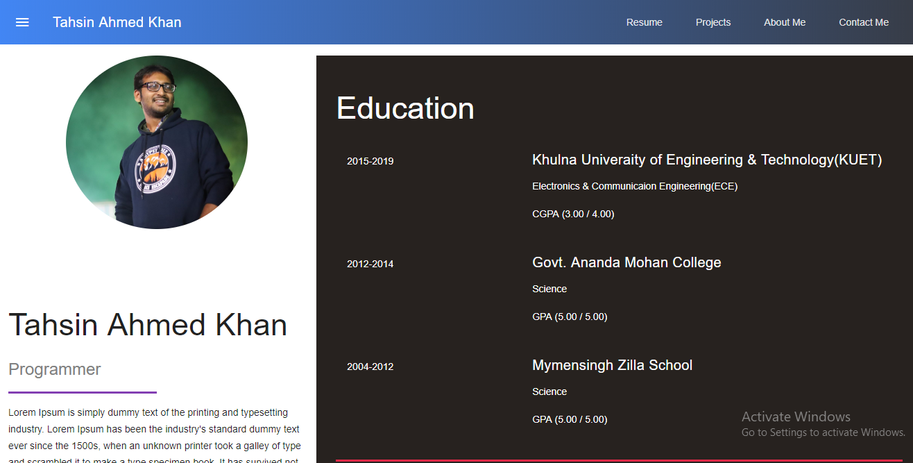 GitHub - tahsinsiad/Portfolio-using-React