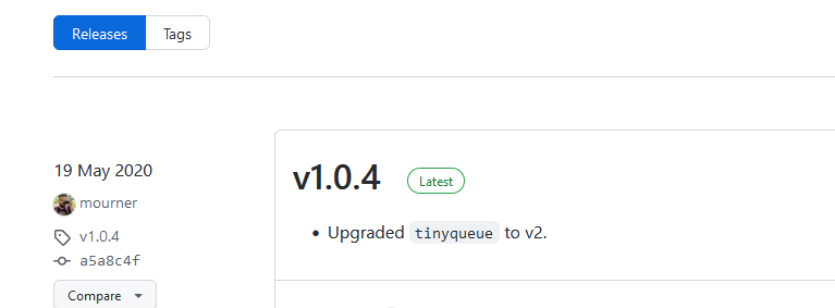 npm has not the newest release · Issue #95 · mapbox/polylabel · GitHub
