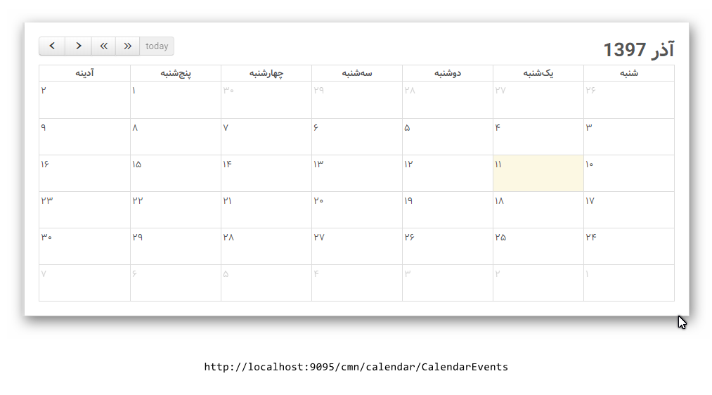 Jalaali date system support · Issue #1813 · fullcalendar/fullcalendar ...