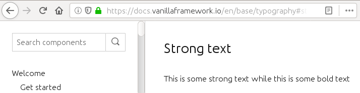 No visible styling in Firefox for , , or · Issue #2272 · canonical/vanilla-framework · GitHub