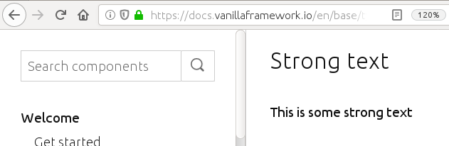 No visible styling in Firefox for , , or · Issue #2272 · canonical/vanilla-framework · GitHub