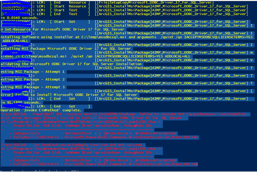 Support For Other Later Version Of Sql Server 18 Odbc · Issue 267 · Esriarcgis Powershell Dsc