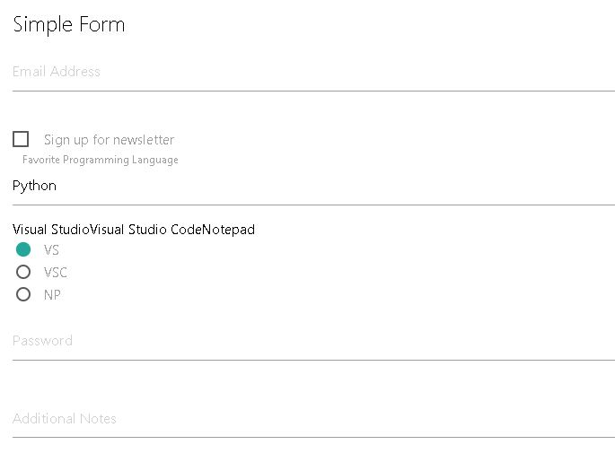 New-UDInput radio box placeholders position - 2.5.2 · Issue #951 · ironmansoftware/universal ...