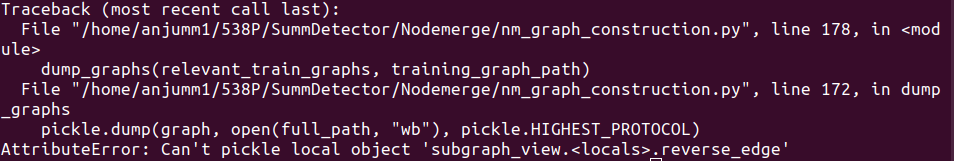 Can't pickle local object subgraph_view. .reverse_edge · Issue #41 · networkx/grave · GitHub